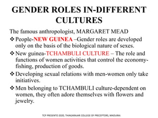 GENDER ISSUES IN DIVERSE CULTURAL CONSTRAINTS | PPTX