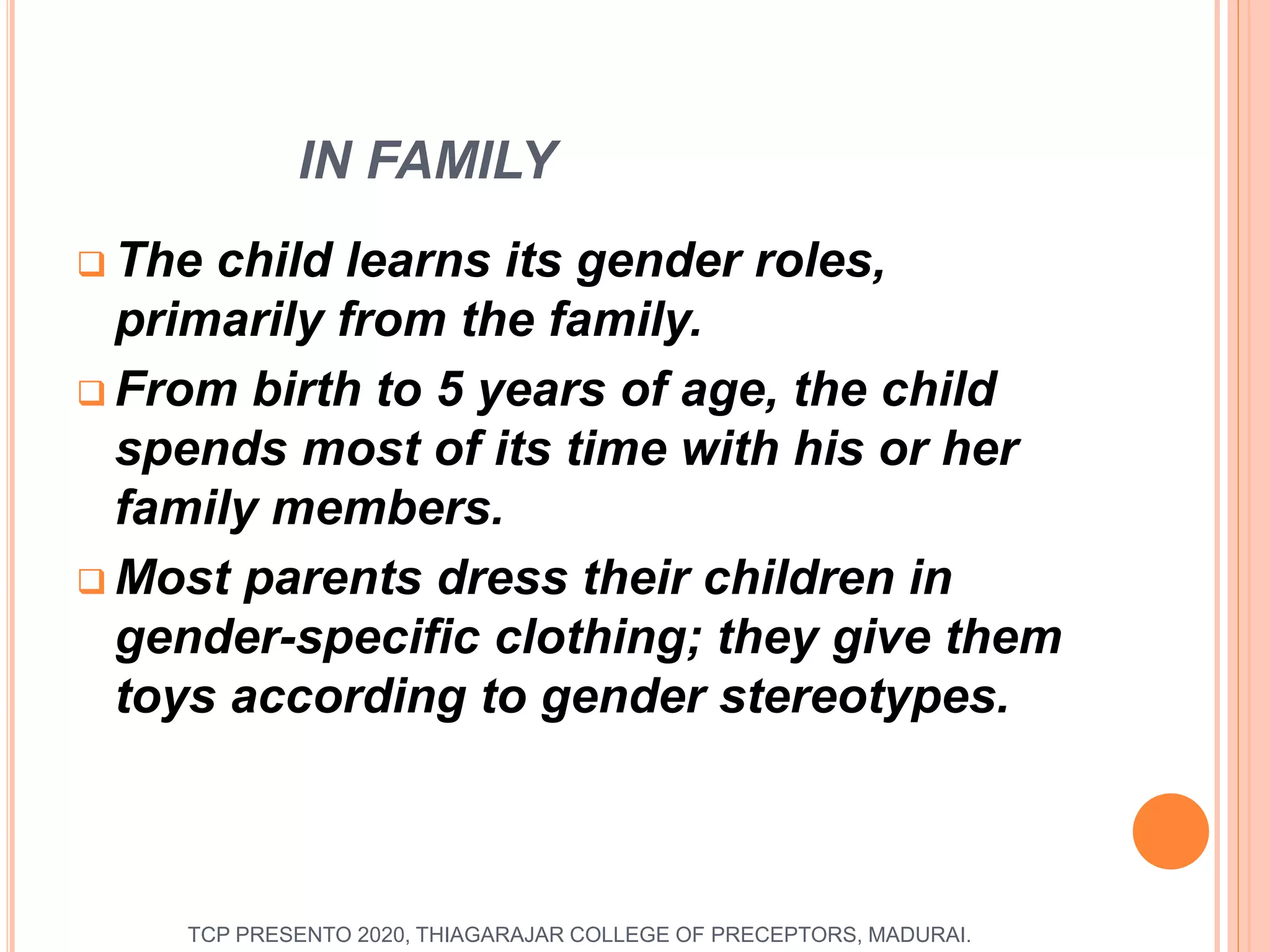 GENDER ROLES IN SOCIETY | PPTX
