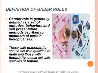GENDER ROLES IN SOCIETY | PPTX