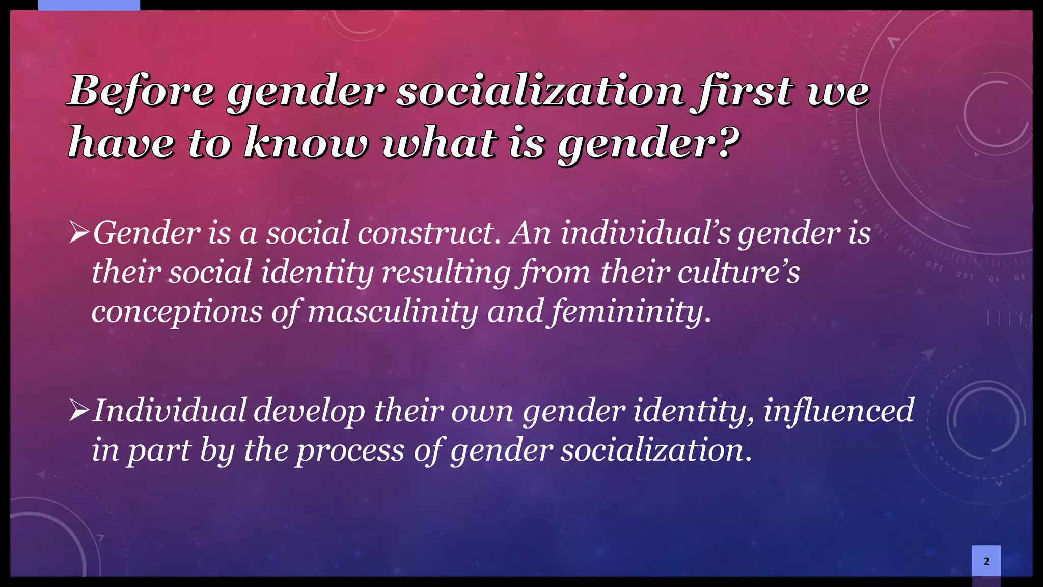GENDER SOCIALIZATION | PDF | Parenting Babies and Toddlers | Parenting
