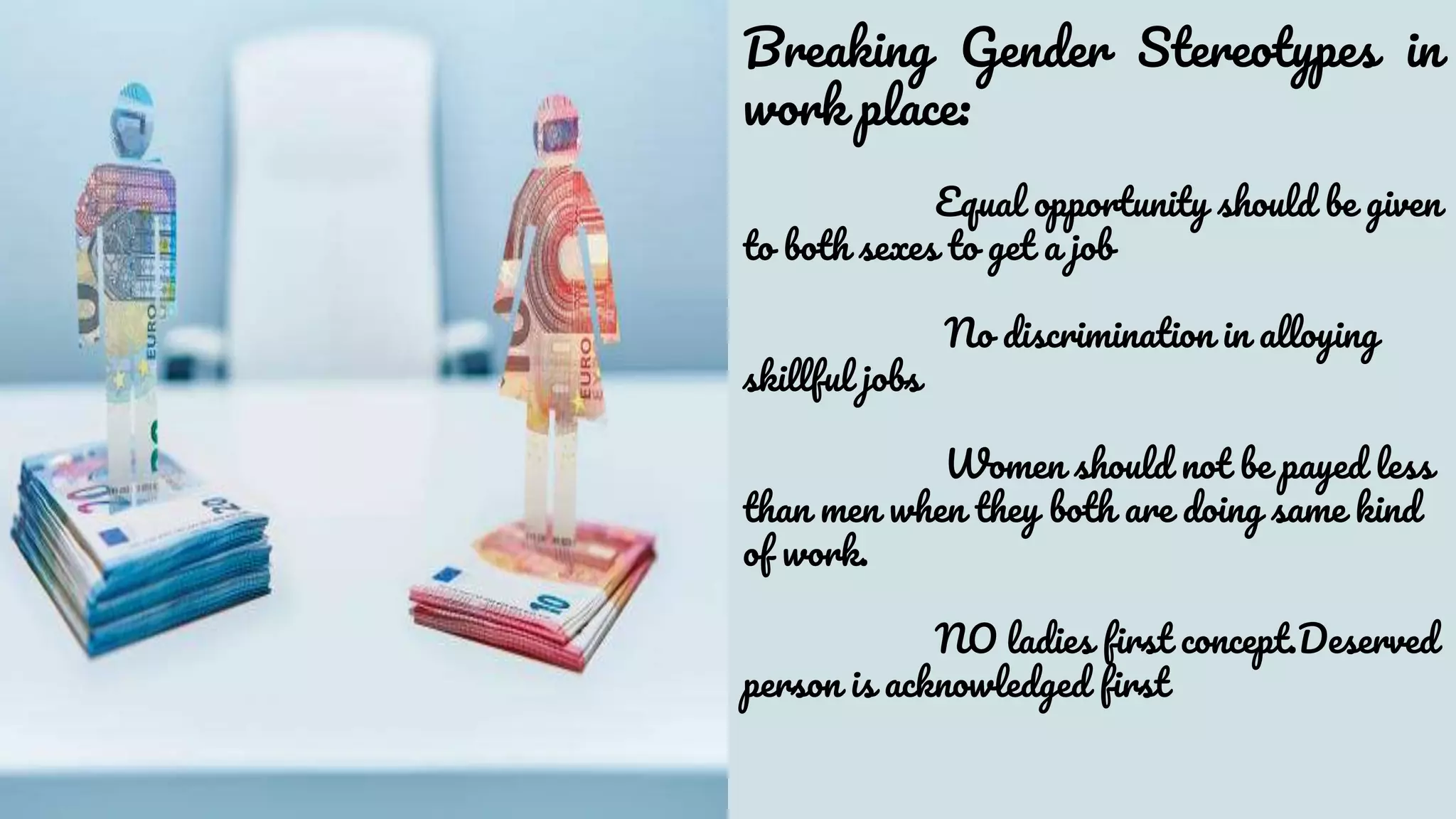 GENDER STEREOTYPES AND GENDER ROLES | PPTX