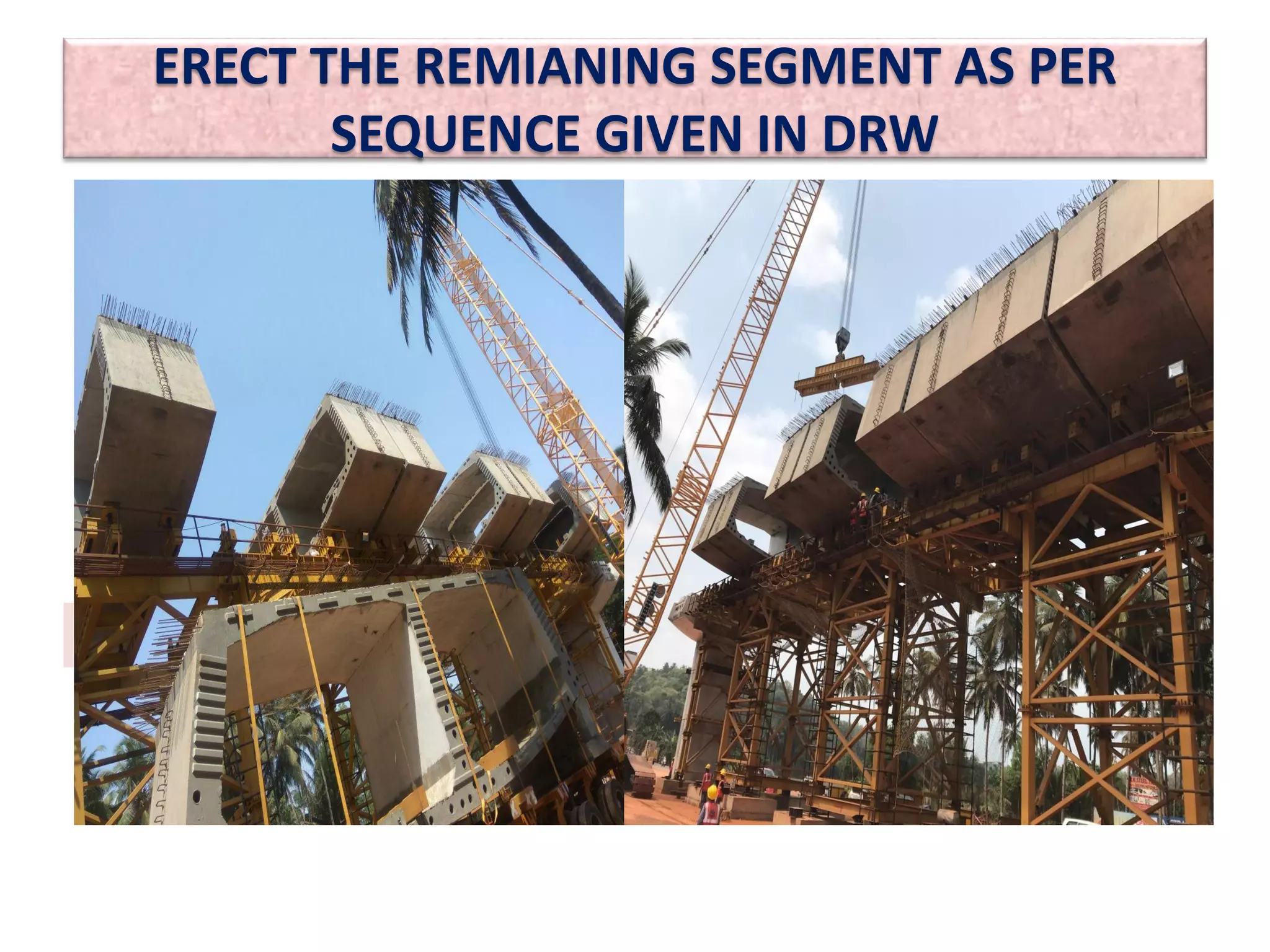 ERECTION/LAUNCHING OF PRECAST SEGMENT USING GROUND SUPPORT SYSTEM ...