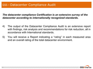 Gssa datacenter solutions | PPT | Cloud Computing | Internet
