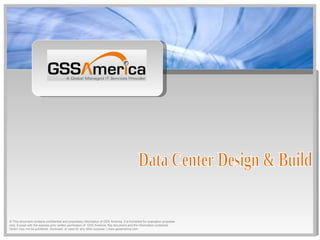 Gssa datacenter solutions | PPT | Cloud Computing | Internet