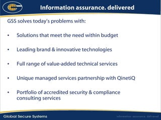 Gss Company Profile | PPT | Computing | Technology & Computing