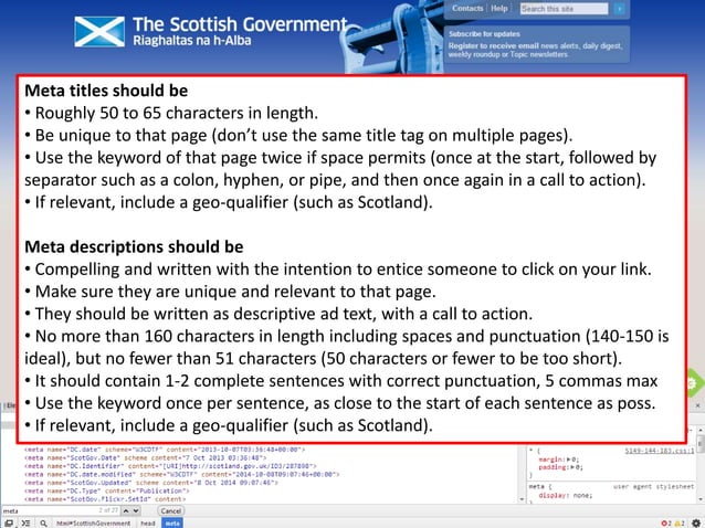 social media + gov stats | PPT