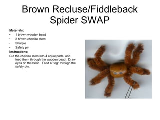 Girl Scout SWAPs Guide: Animal & Insect SWAPs | PPT