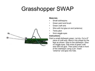 Girl Scout SWAPs Guide: Animal & Insect SWAPs | PPT