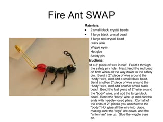 Girl Scout SWAPs Guide: Animal & Insect SWAPs | PPT