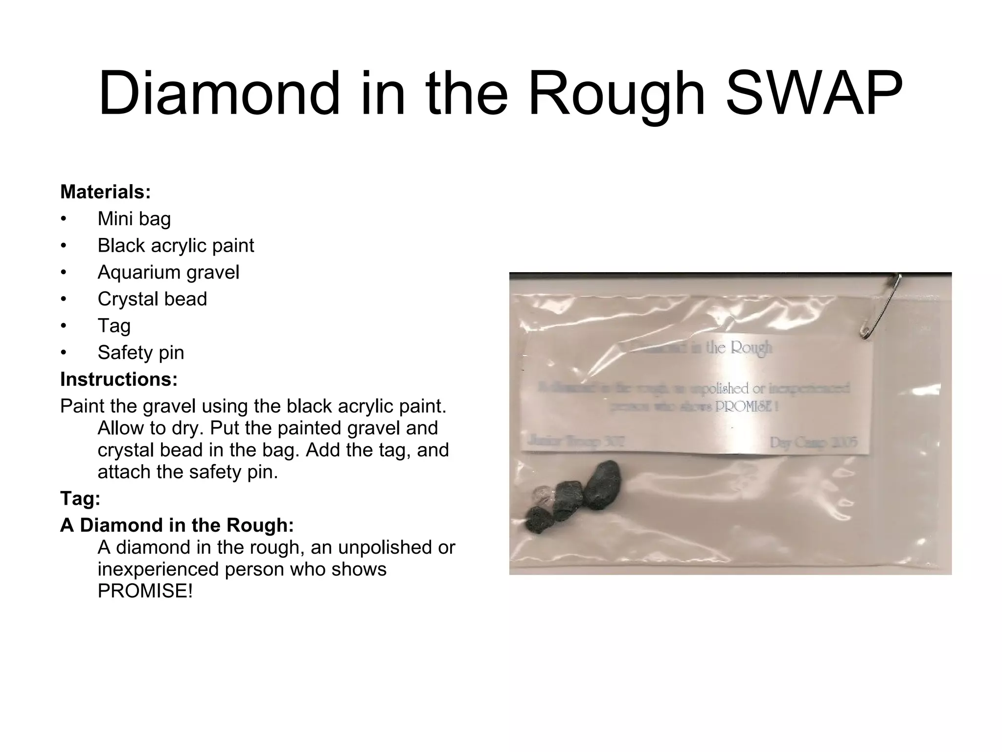 GS SWAP Guide Bag SWAPS | PPT