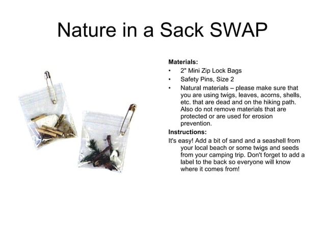 GS SWAP Guide Bag SWAPS | PPT