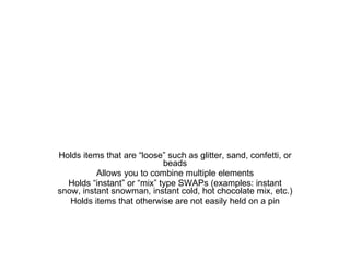 GS SWAP Guide Bag SWAPS | PPT