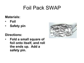 GS SWAP Guide Recycled SWAPs | PPT