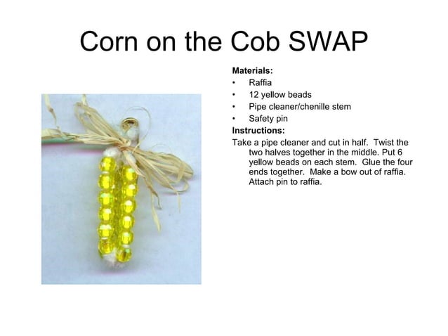 GS SWAP Guide Safety Pin SWAPs | PPT | Beadwork | Arts and Crafts