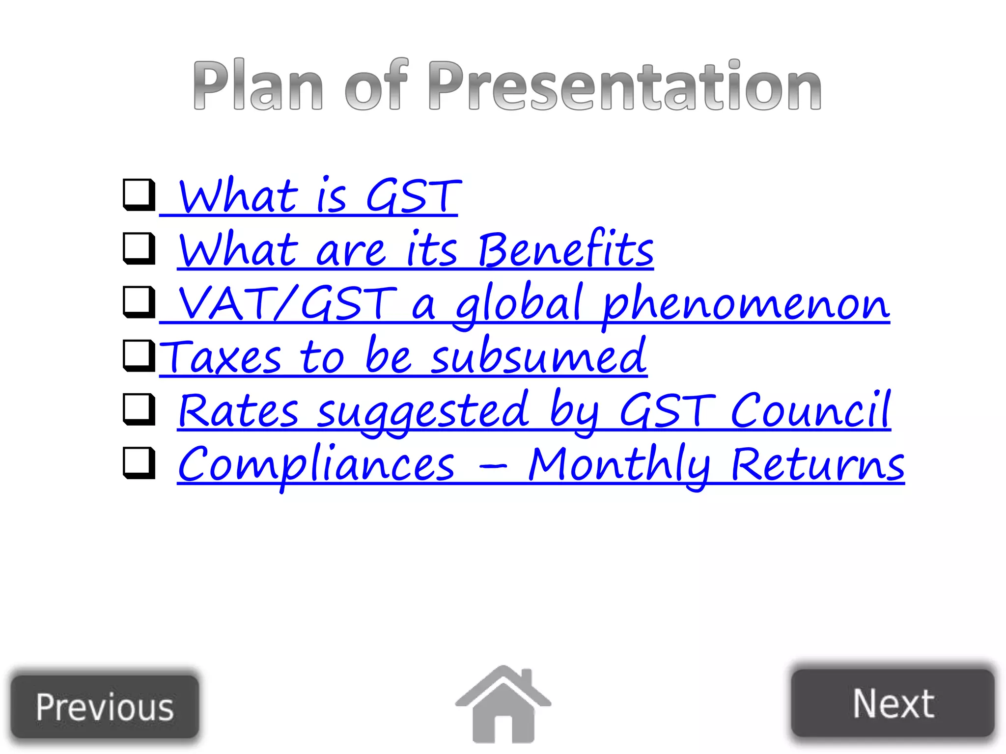 Gst | PPT