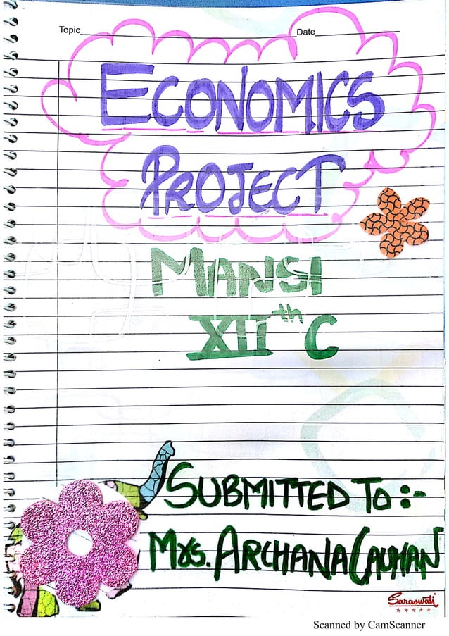 Goods and Services Tax (GST) Economics Project Class 12 CBSE | PDF