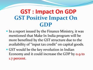 GST(Goods And Service Tax) | PPTX