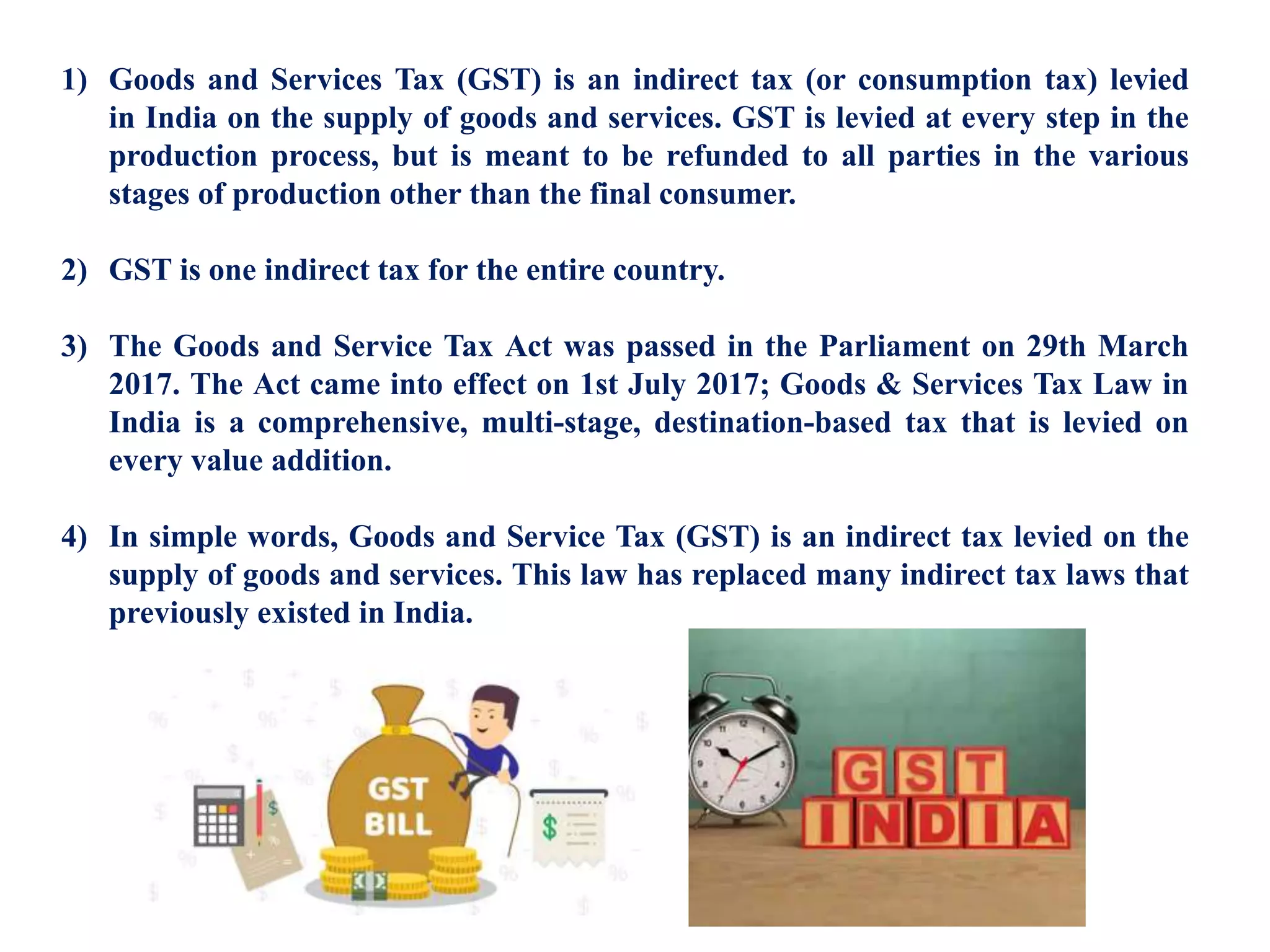 An Overview of GST | PPTX