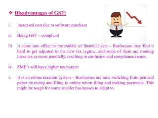 An Overview of GST | PPTX