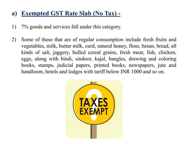 An Overview of GST | PPTX | Personal Taxes | Personal Finance