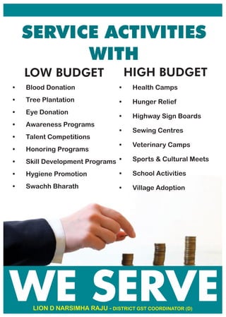 Project Ideas on Global Service Areas of Lions Clubs International by ...