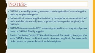 INPUT TAX CREDIT / HOW ITC IS AVAILED AND UTILIZED.pptx