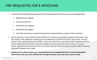 GST Alert 9 - E-Invoicing effective from 01.01.2021