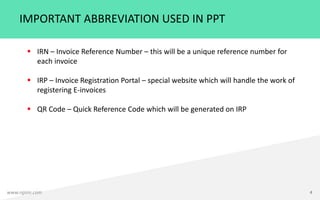 GST Alert 9 - E-Invoicing effective from 01.01.2021