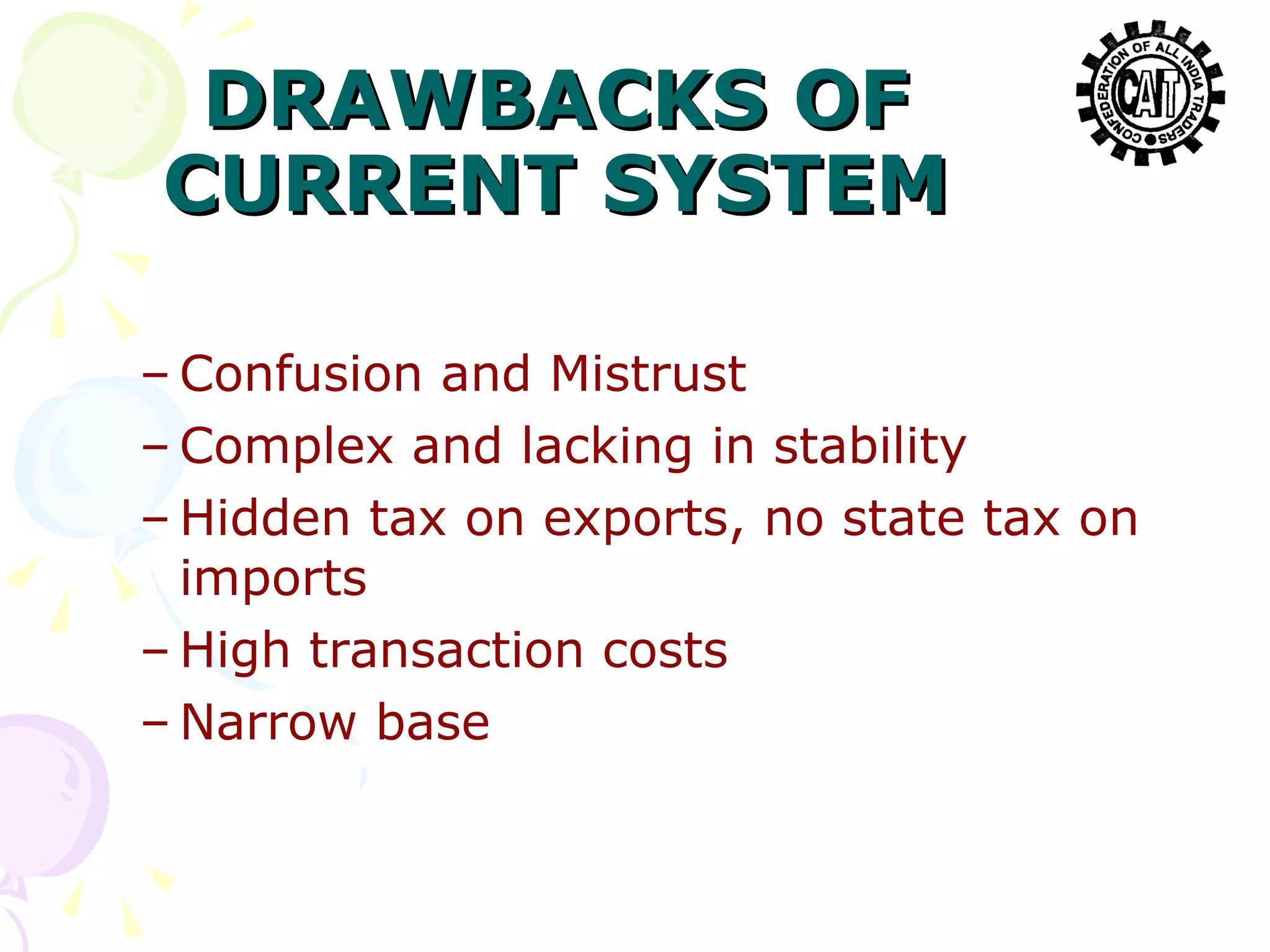 GST Power Point Presentation | PPT