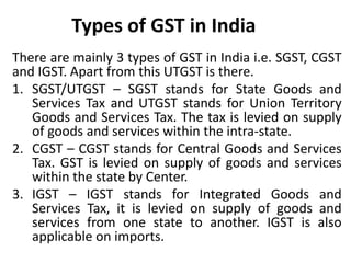 GST – Goods and Services Tax | PPTX