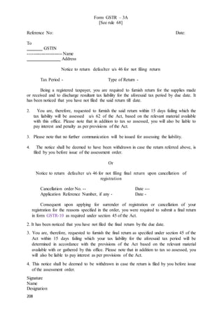 Gst gstr-123 forms | PDF
