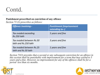 Offences and Penalties under GST | PPTX