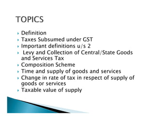 GOODS AND SERVICE TAX | PDF