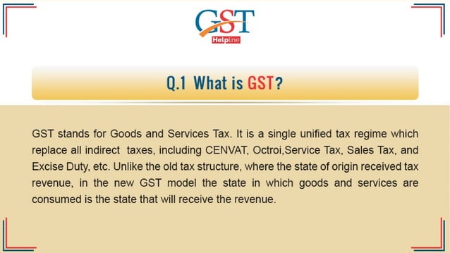 Top 10 Questions And Answers on GST | PPT