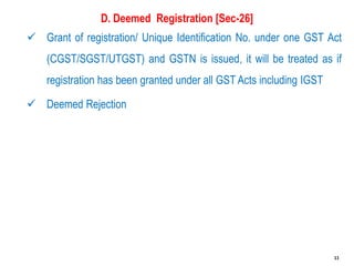 GST Registration by Mohmed Amin Mir | PPTX