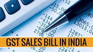 GST Sales Bill (Invoice) Format for Indian Assesses | ODP