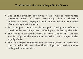 GST - Structure or Components & Objectives.pptx