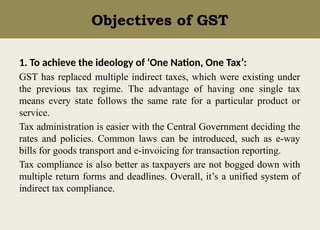 GST - Structure or Components & Objectives.pptx