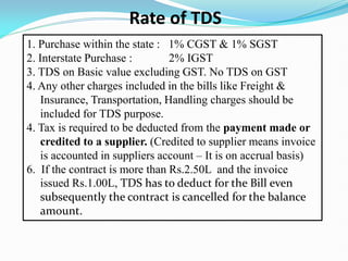 GST-TDS-Presentation management and leadership | PDF | Business ...