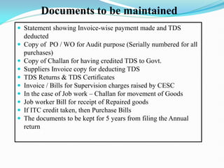 GST-TDS-Presentation management and leadership | PDF | Business ...