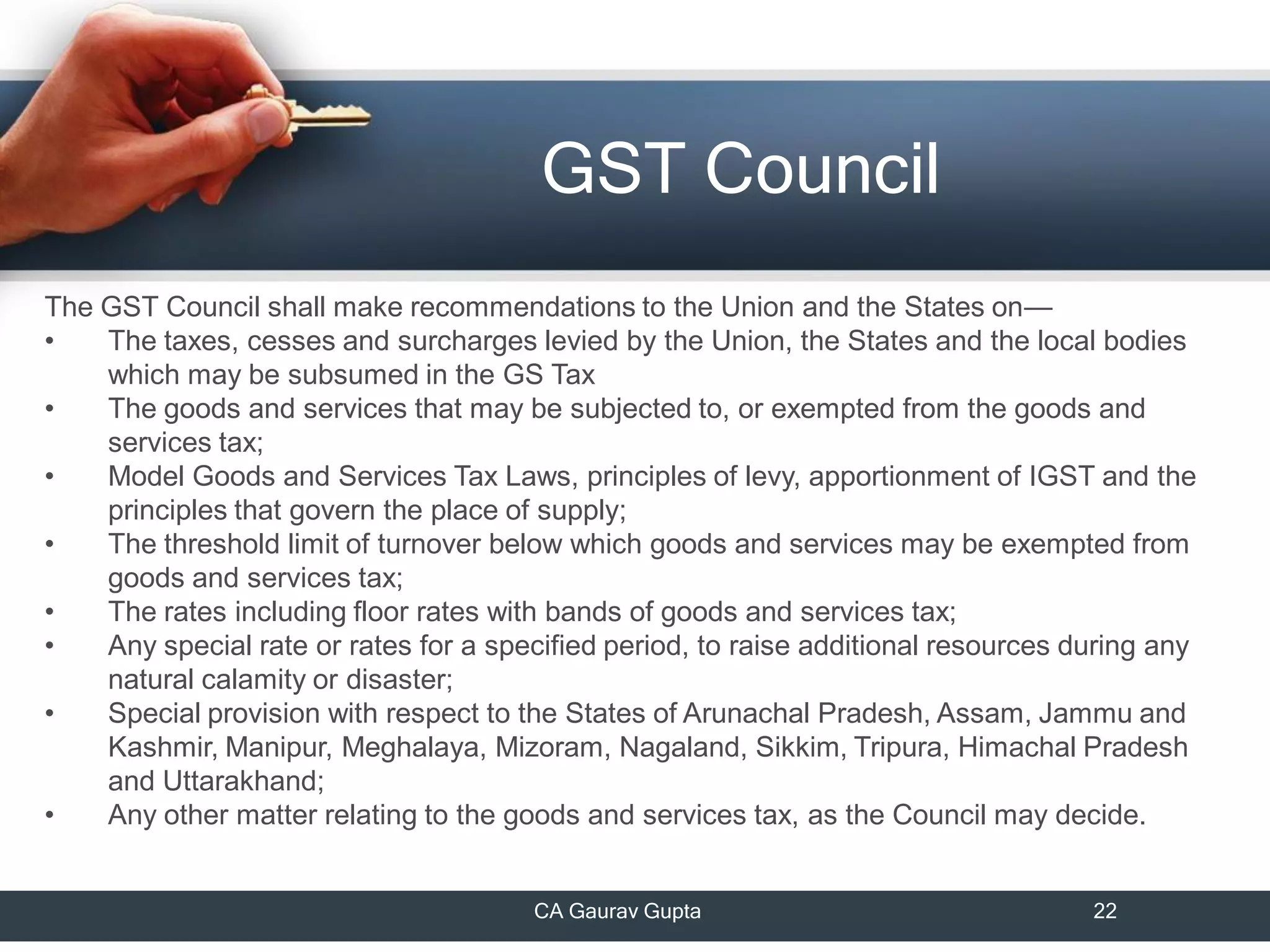 Gst the framework | PDF