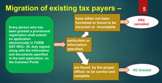GST transitional provisions | PPT