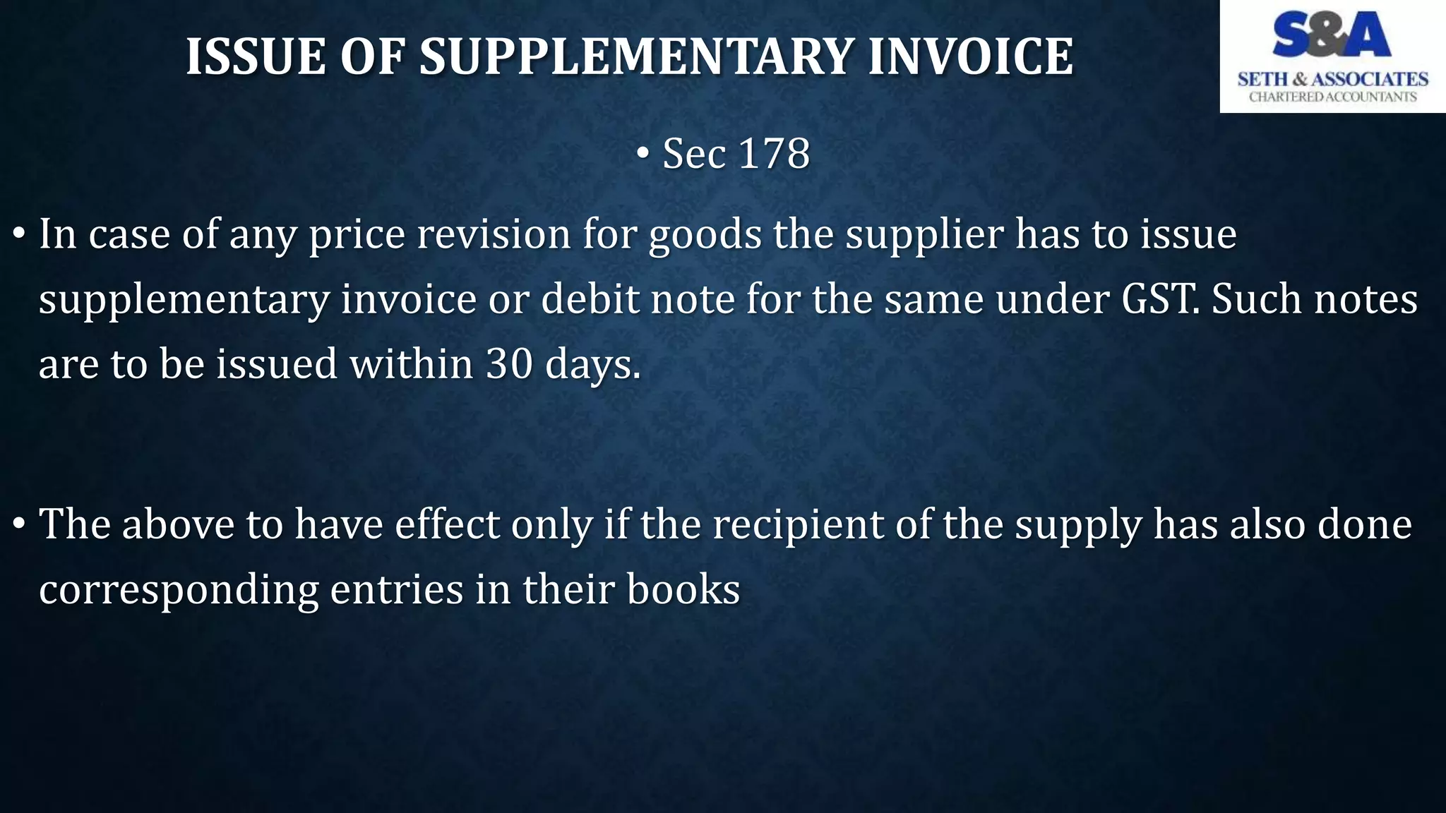 Our guide to GST Transition provisions | PPTX