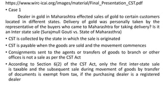 GST - Unit II CST.pptx