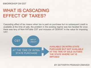 GST Workshop | PPTX