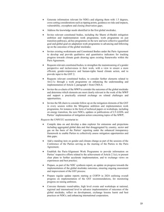COP28: Example of Formation of Negotiated Texts: Global StockTake | PDF