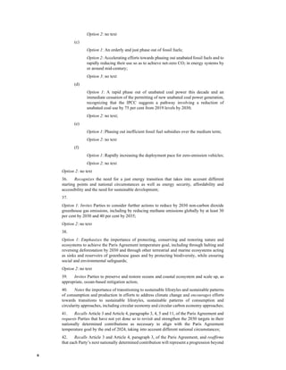 COP28: Example of Formation of Negotiated Texts: Global StockTake | PDF