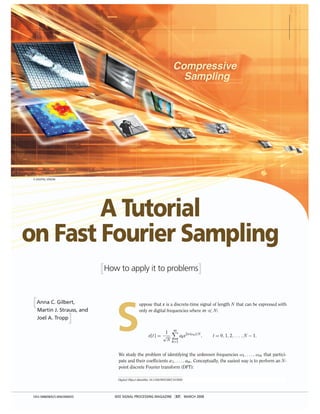 Gst08 tutorial-fast fourier sampling | PDF