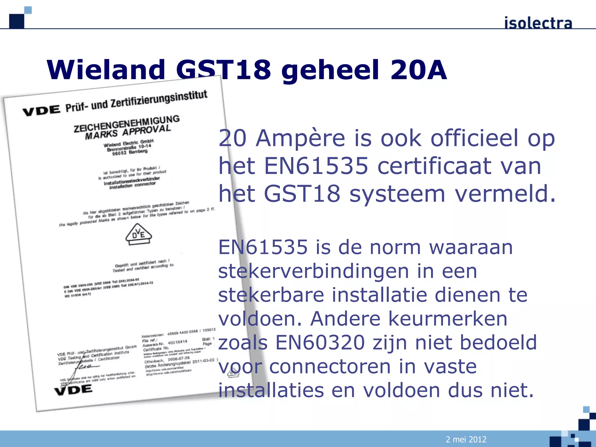 GST18 20A en groter logo | PPT