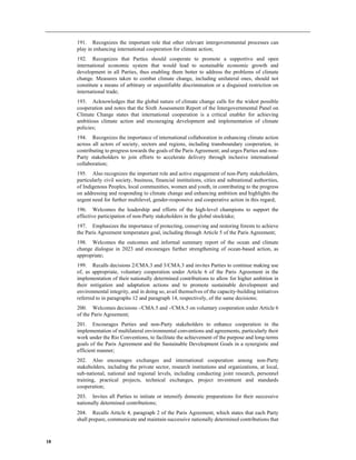 The global stocktake under the Paris Agreement | PDF